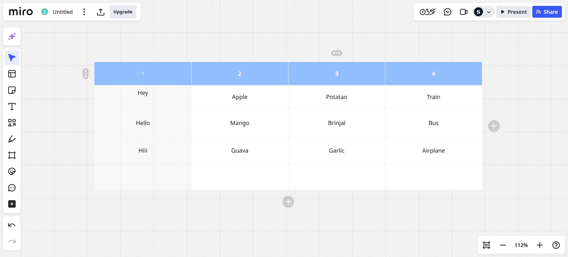 How to Export Miro table to Excel