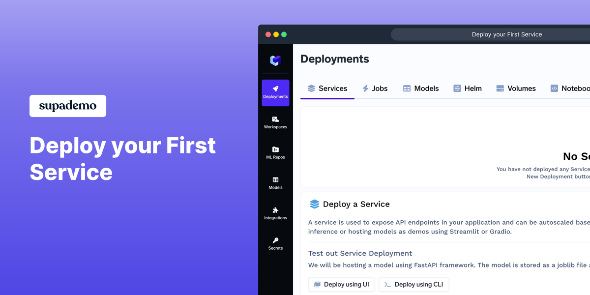 Deploy your First Service