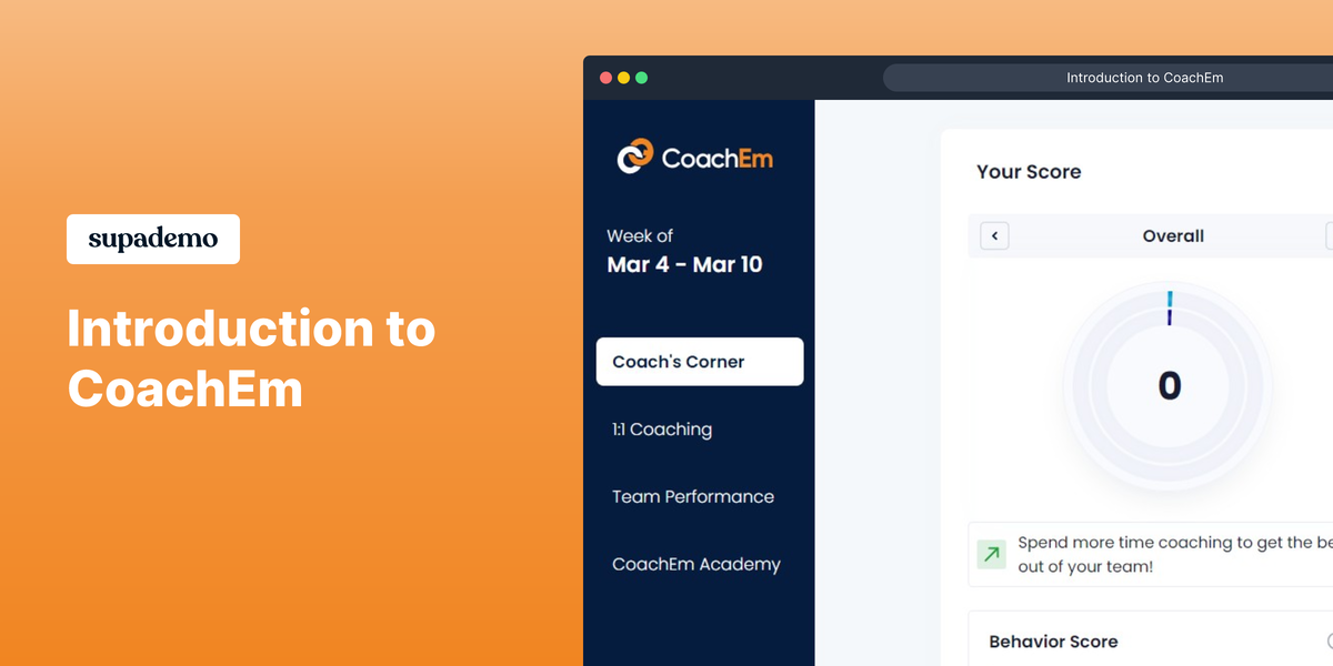 Introduction to CoachEm