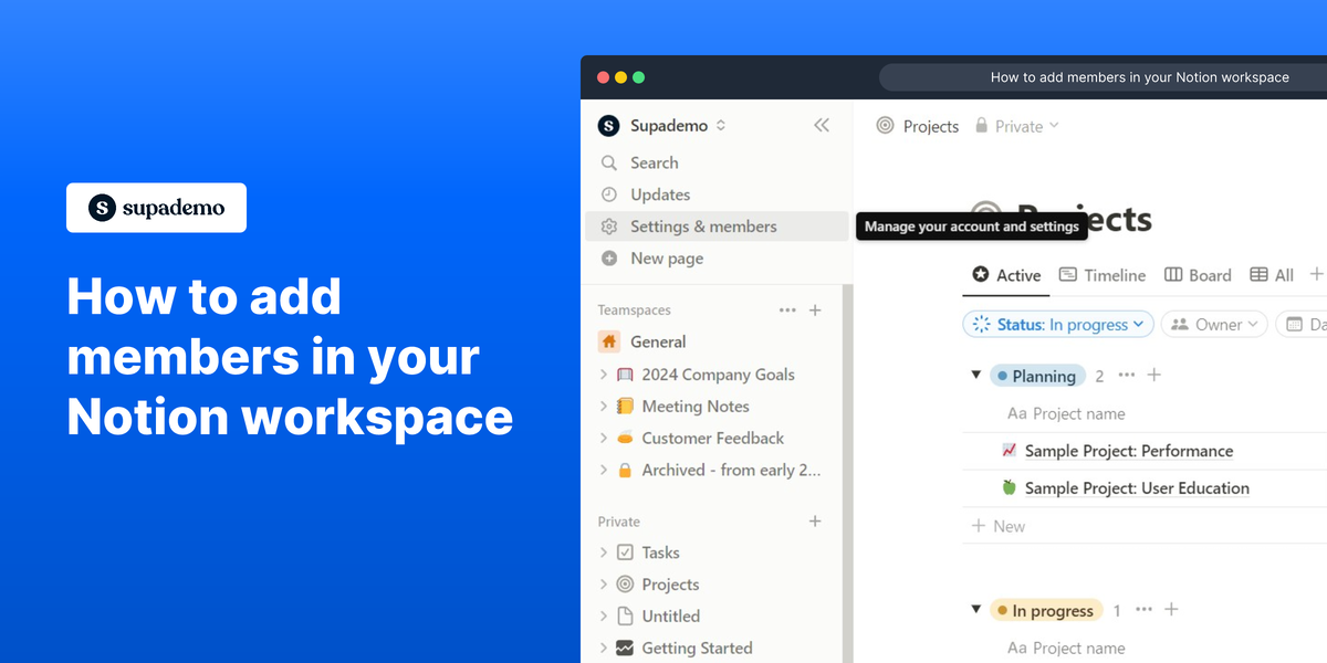 How to add members in your Notion workspace