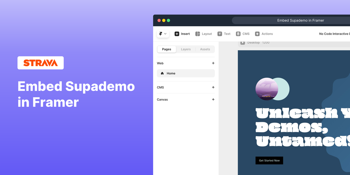 Embed Supademo in Framer