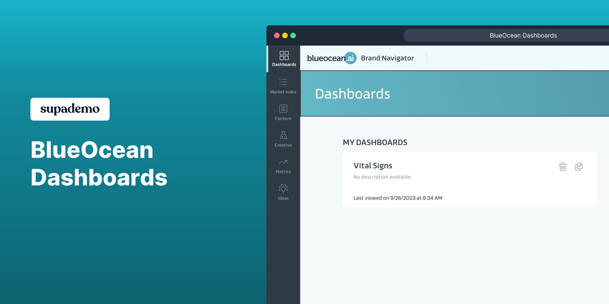 BlueOcean Dashboards