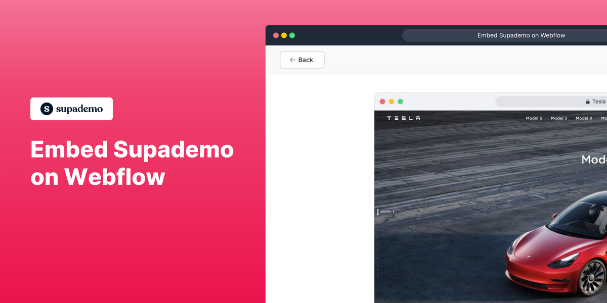 Embed Supademo on Webflow