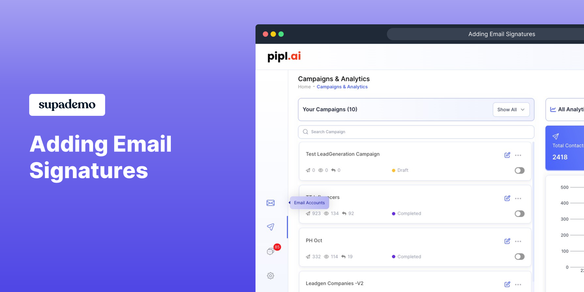 Adding Email Signatures