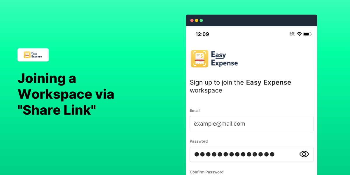 Joining a Workspace via "Share Link"