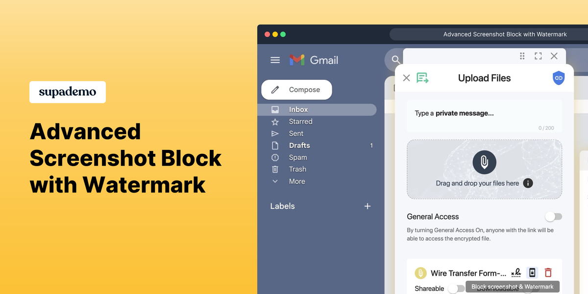Advanced Screenshot Block with Watermark