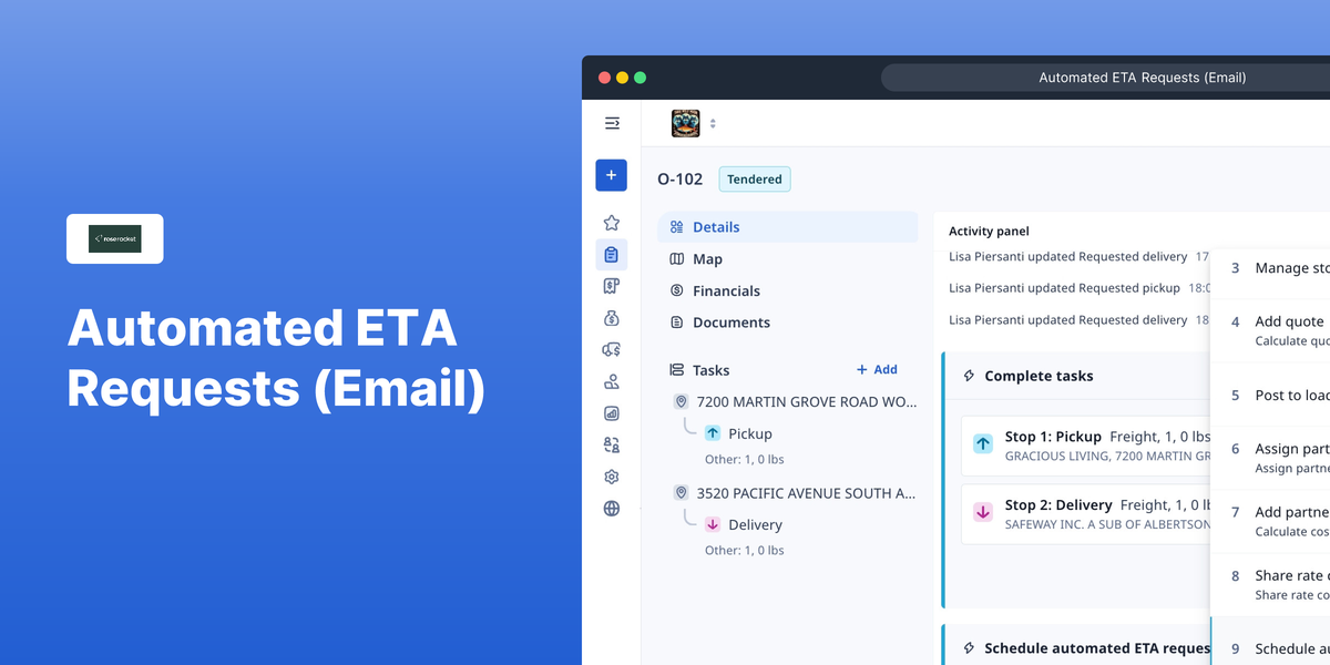 Automated ETA Requests (Email)