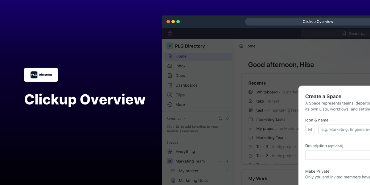 ClickUp Product Demo