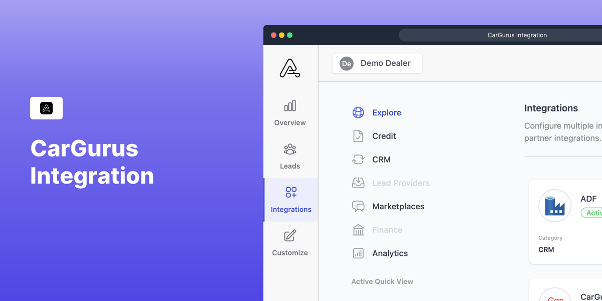 CarGurus Integration
