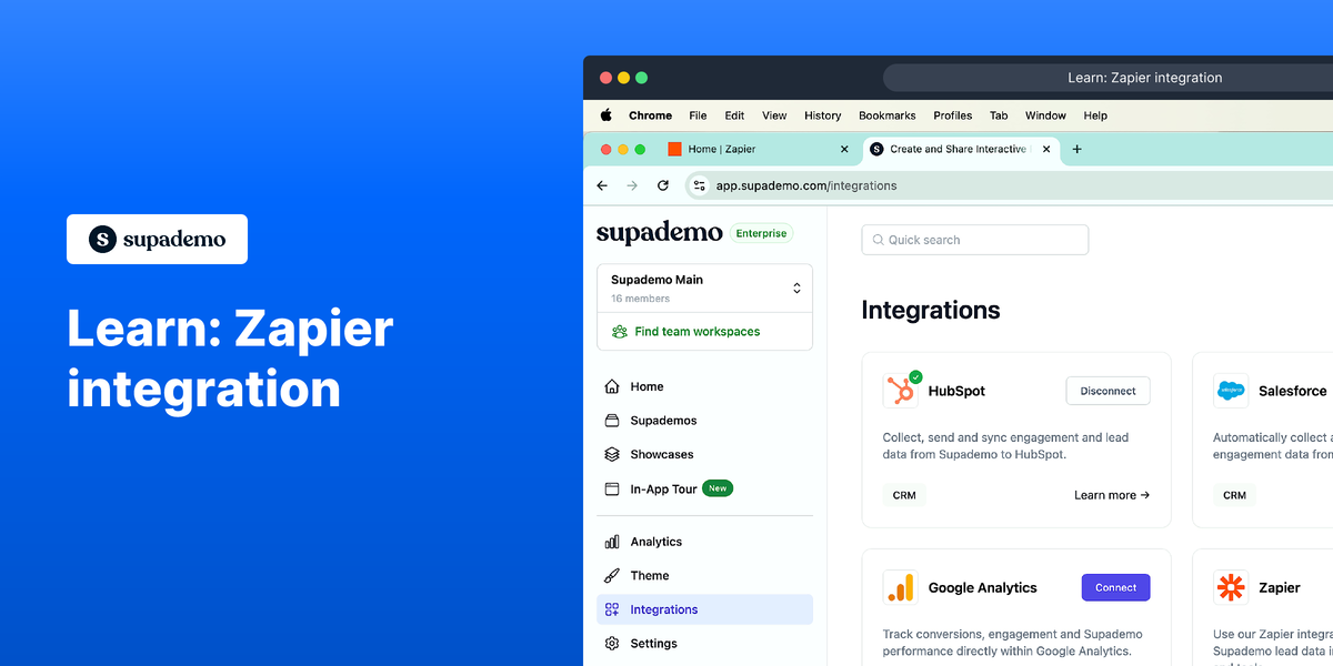 Learn: Zapier integration
