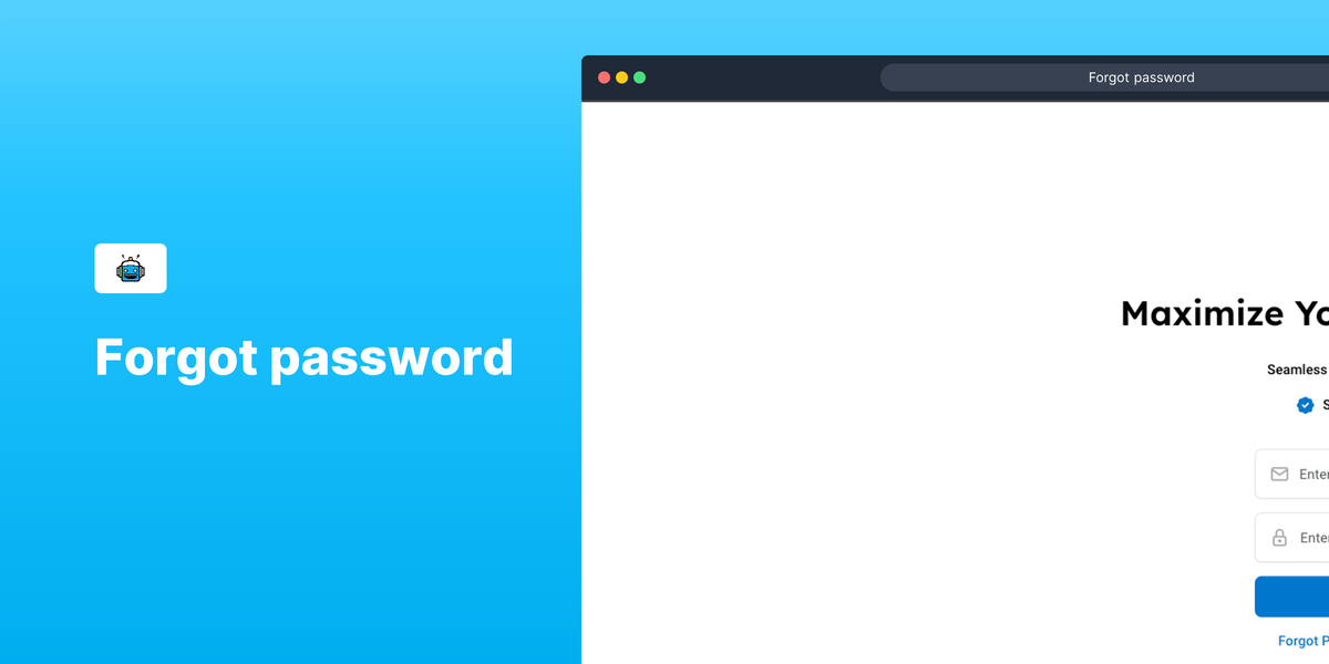 Forgot password