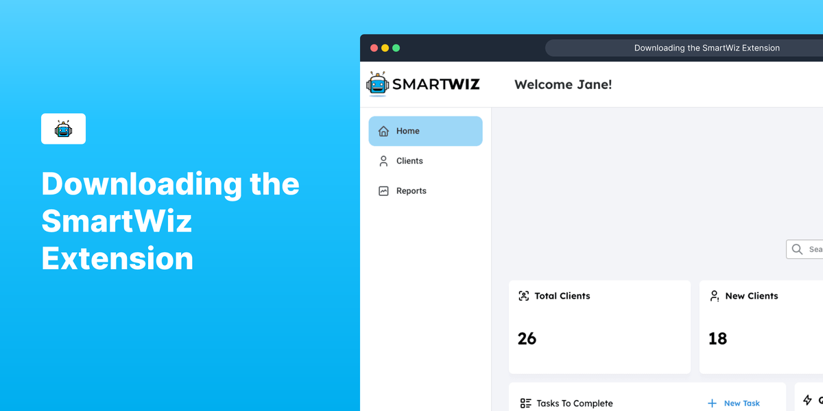 Downloading the SmartWiz Extension