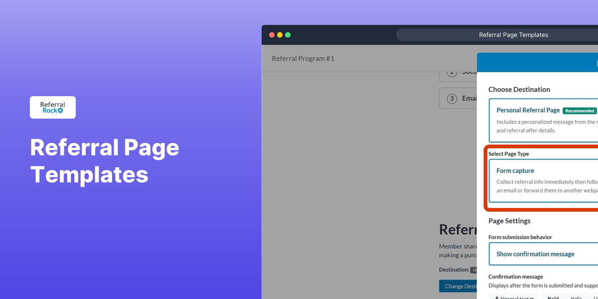 Referral Page Templates