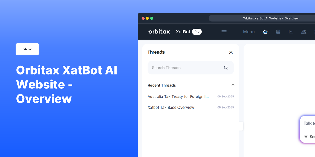 Orbitax XatBot AI Website - Overview