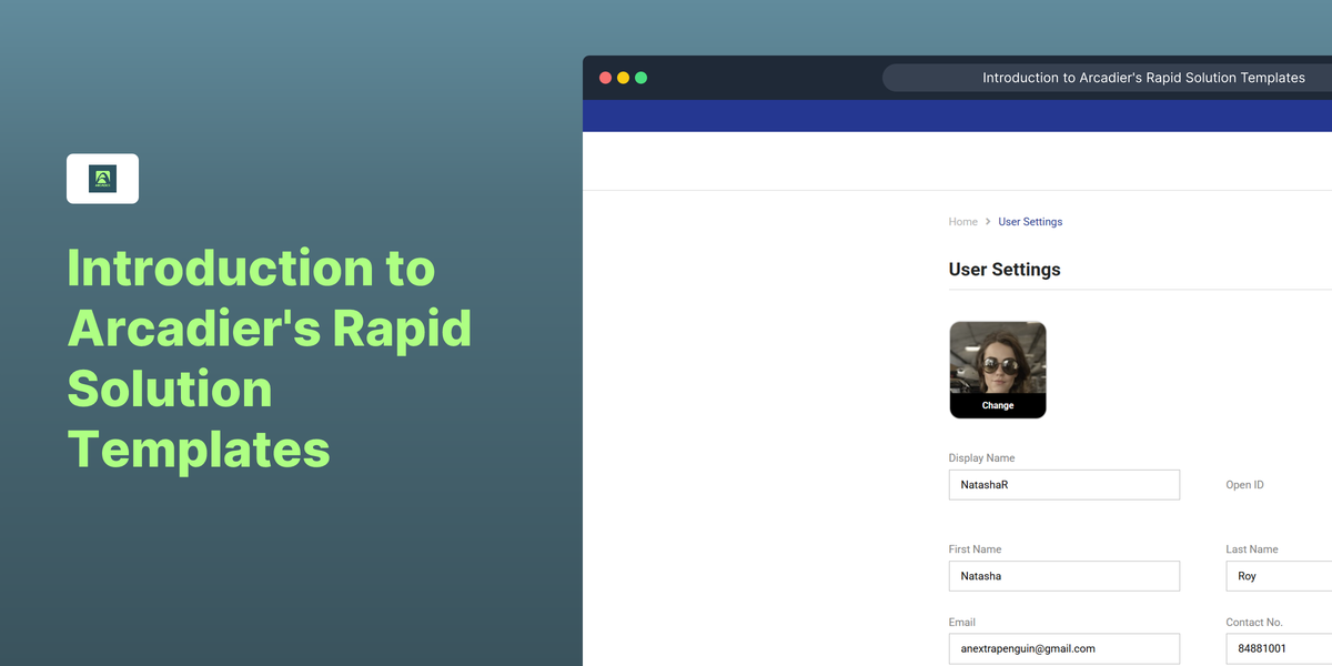Introduction to Arcadier's Rapid Solution Templates