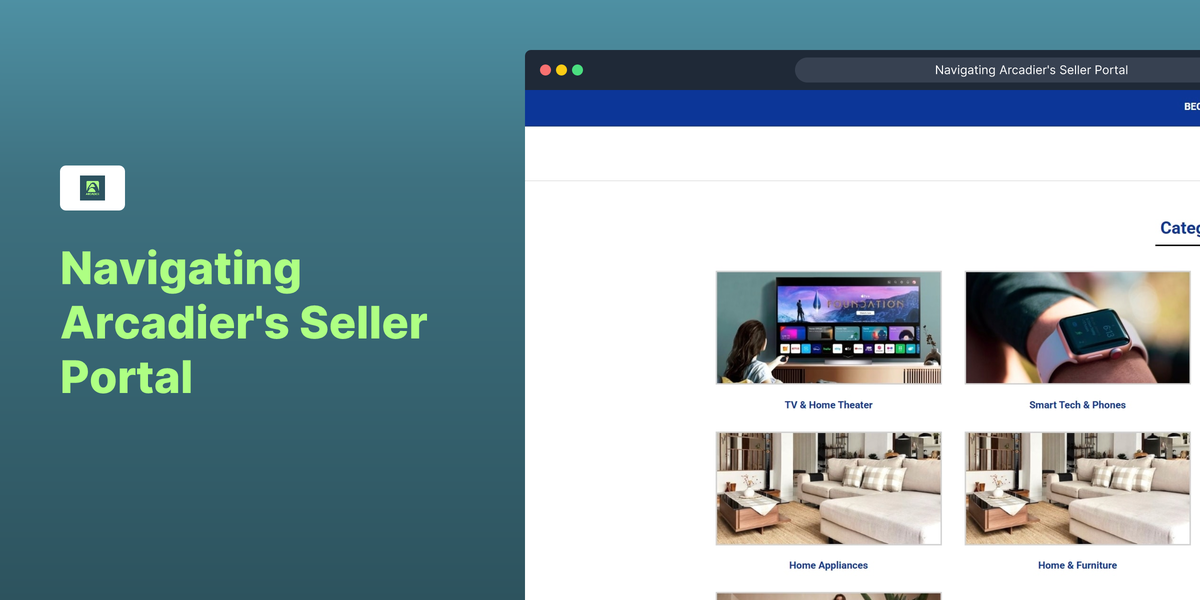Navigating Arcadier's Seller Portal
