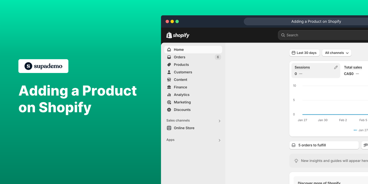 Shopify Product Demo