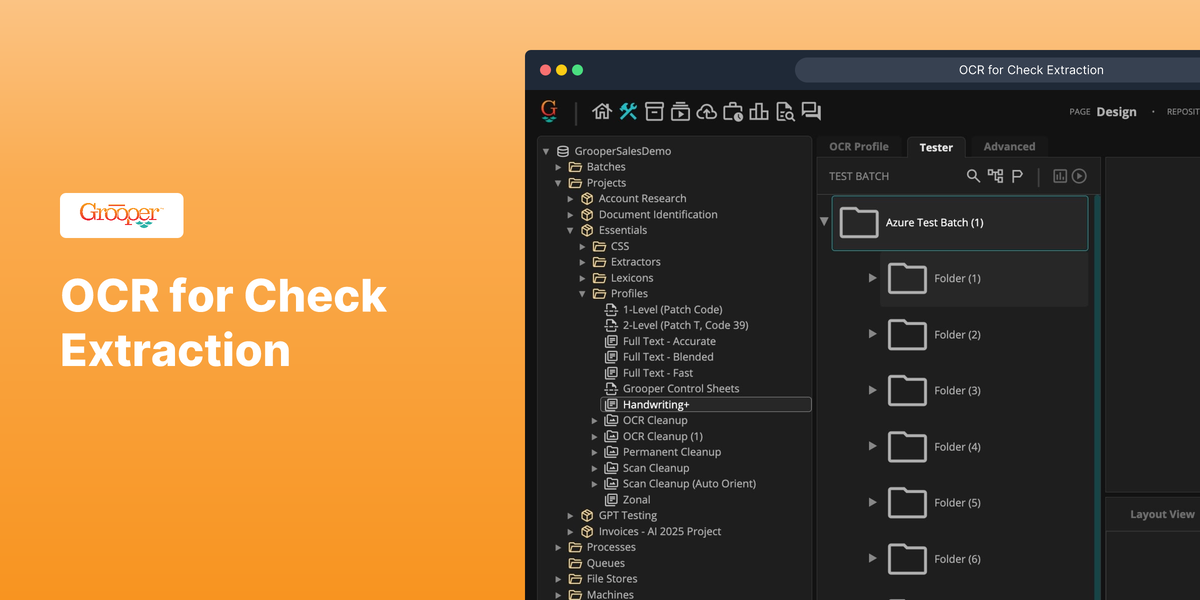 OCR for Check Extraction