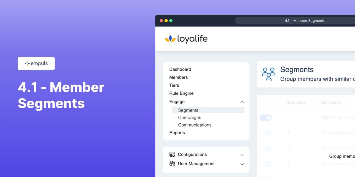 4.1 - Member Segments