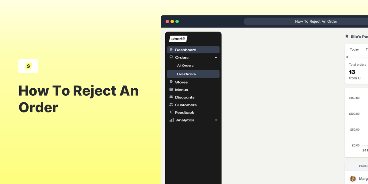 How To Reject An Order