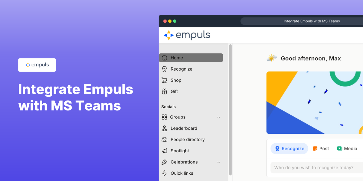 Integrate Empuls with MS Teams