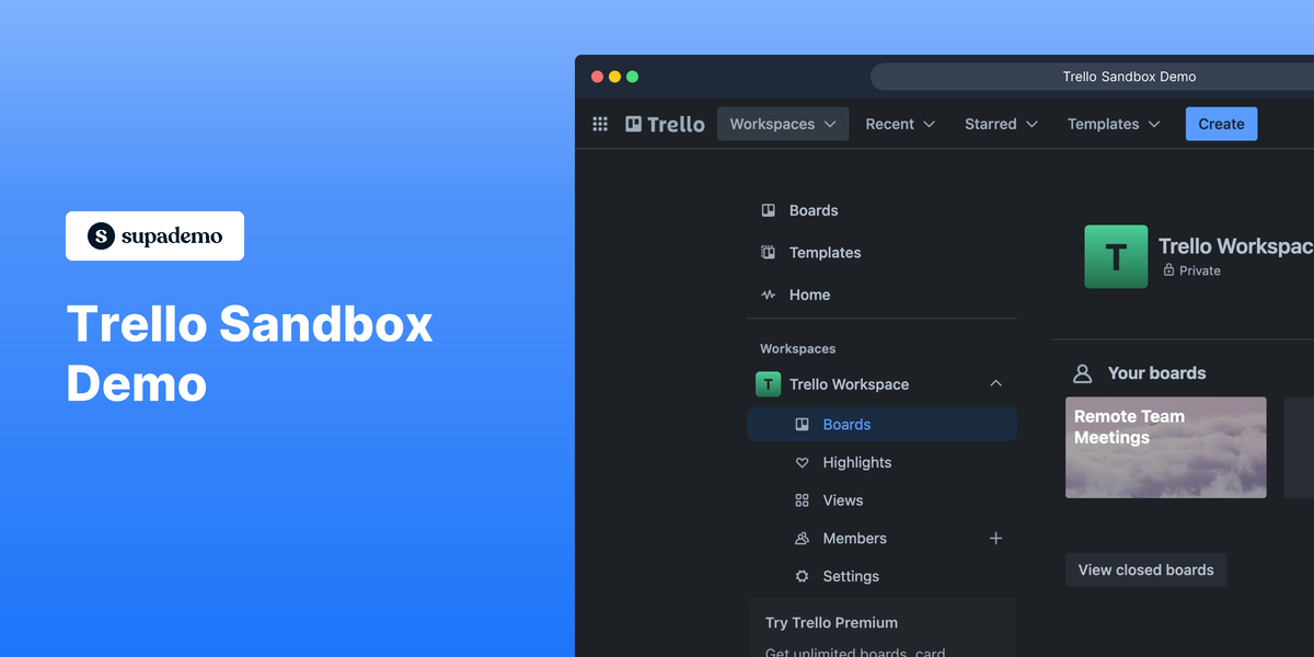 Trello Product Demo