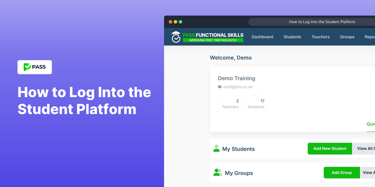 How to Log Into the Student Platform