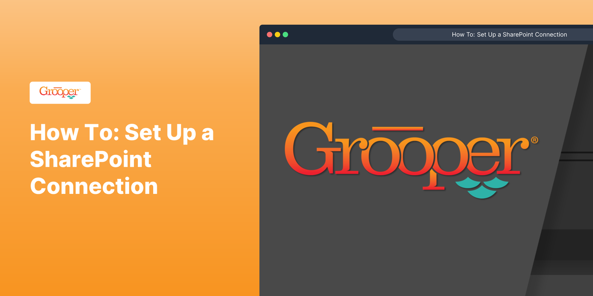 How To: Set Up a SharePoint Connection