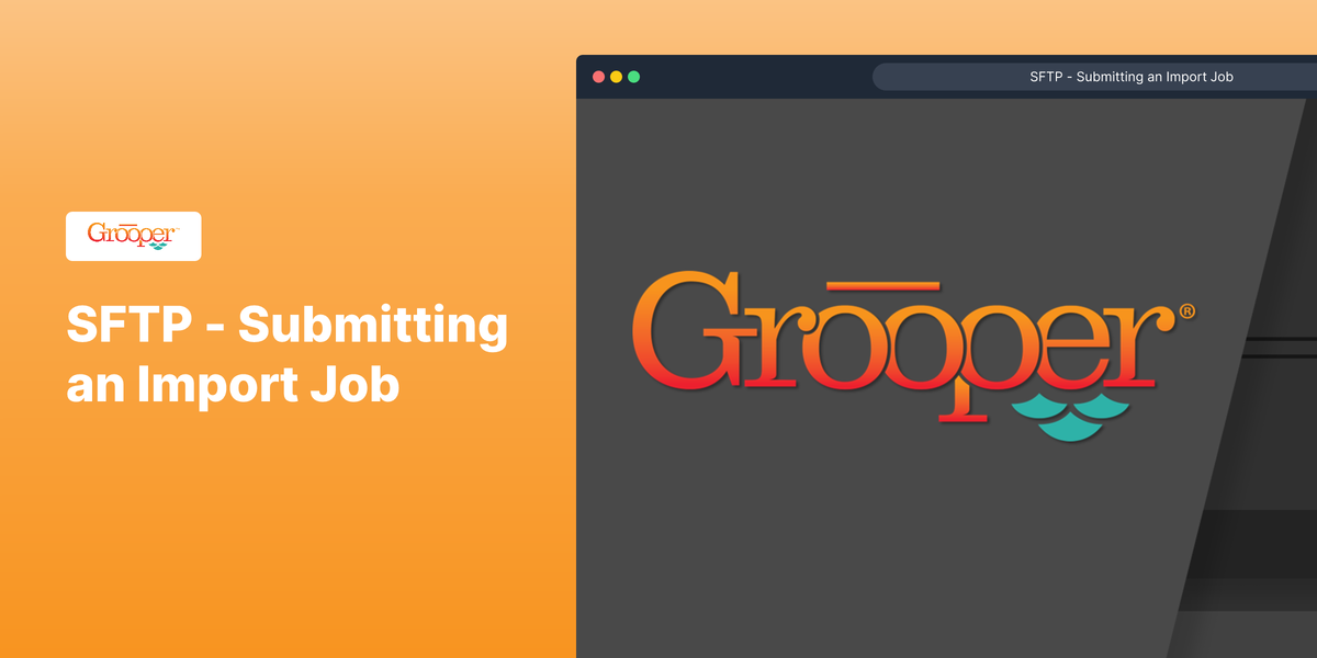 SFTP - Submitting an Import Job