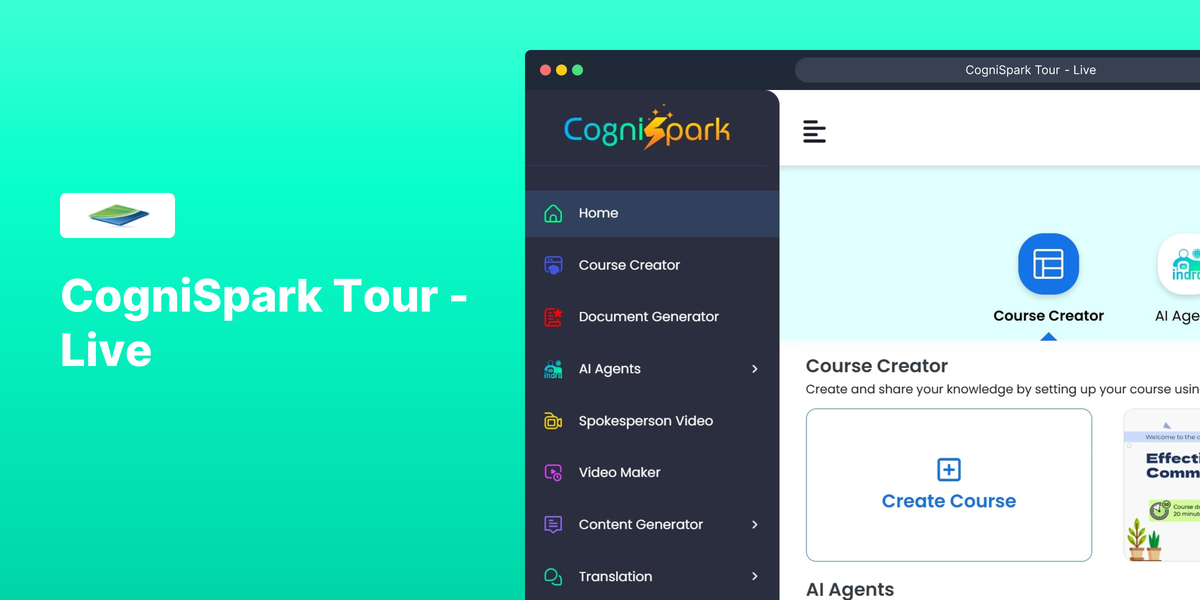 CogniSpark Tour - Live