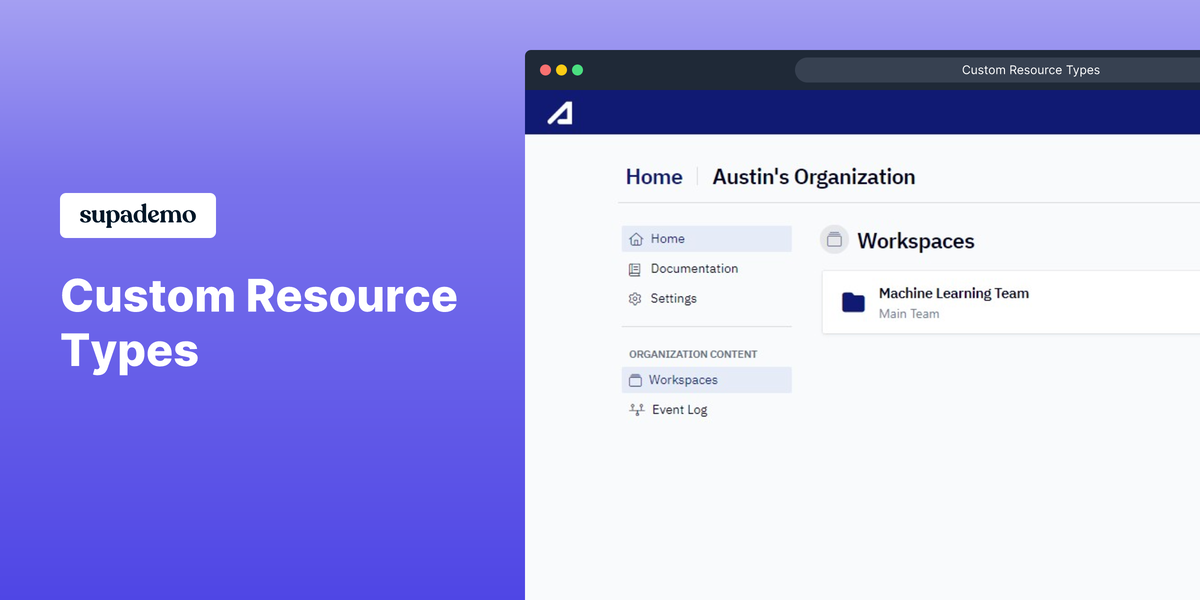 Custom Resource Types