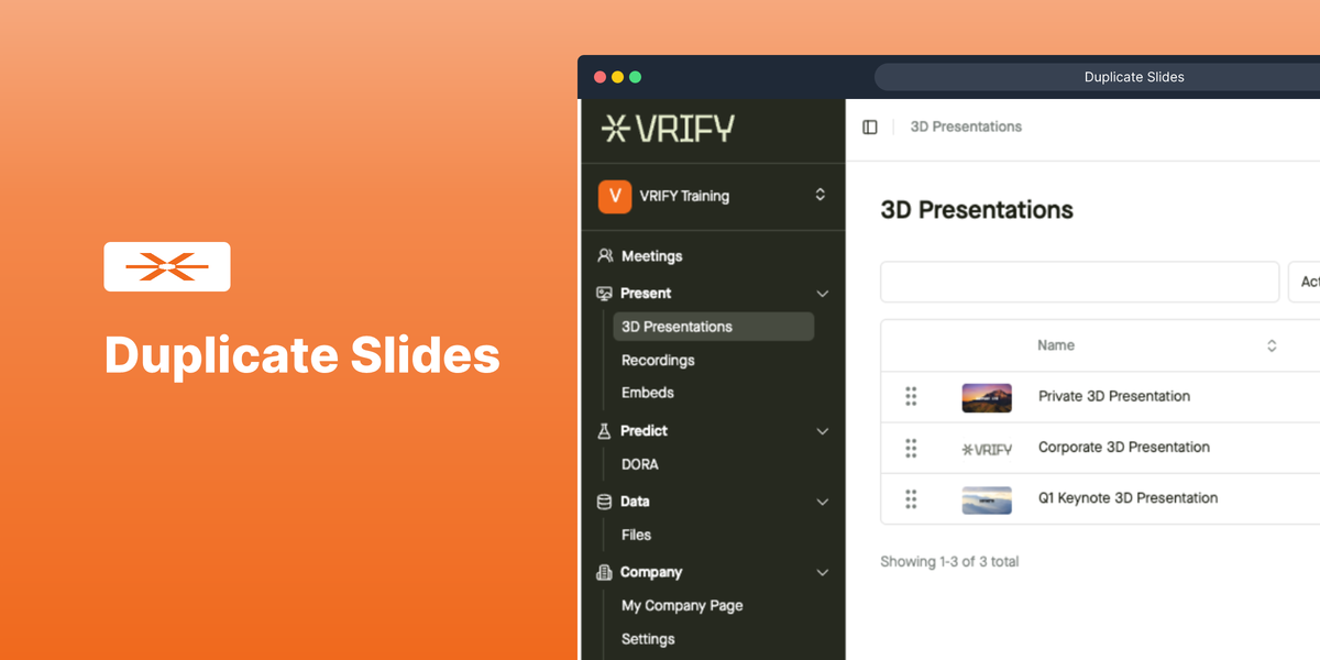 Duplicate slides in Deck Editor